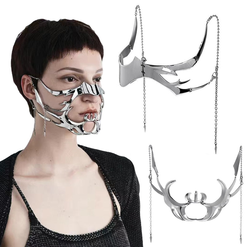 CyberPunk Steel Face Mask | fankat