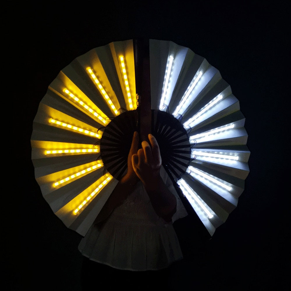Led Glowing Folding Fan – fankat